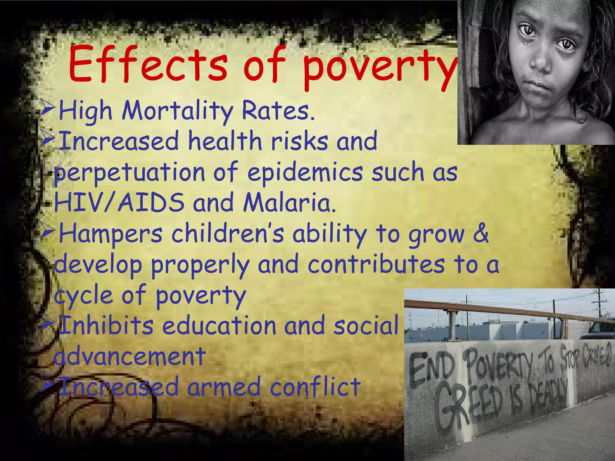 Ppt on poverty, poverty, poverty in india, poverty in world, world ...