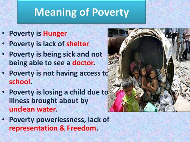 Ppt on poverty | PPT