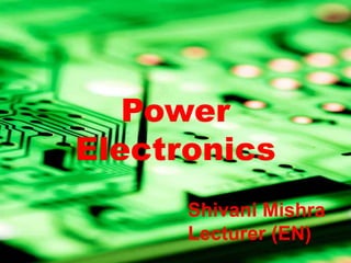 Ppt on power electronics | PPTX