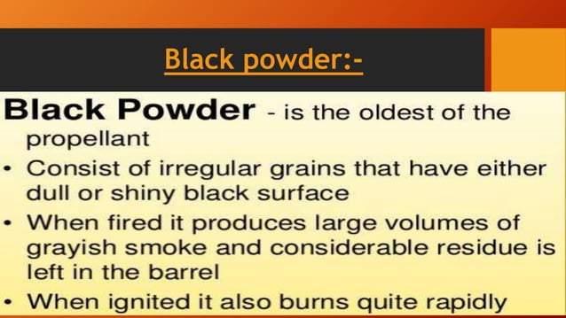 Primer & Propellant | PPTX