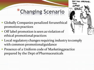 Drug promotional literature | PPTX