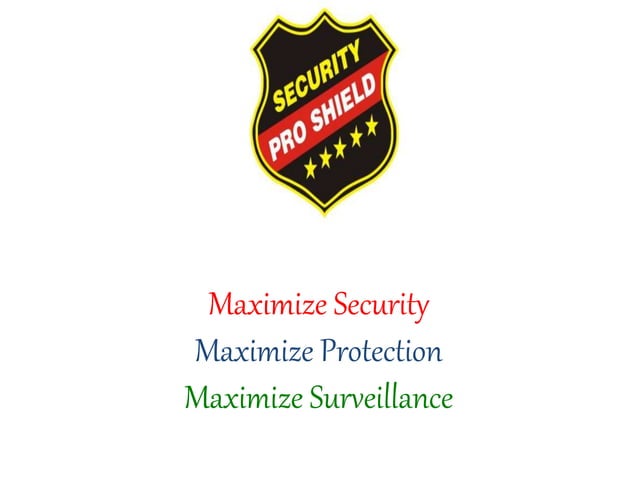 PRO SHIELD SECURITY SOLUTIONS (INDIA) | PPT