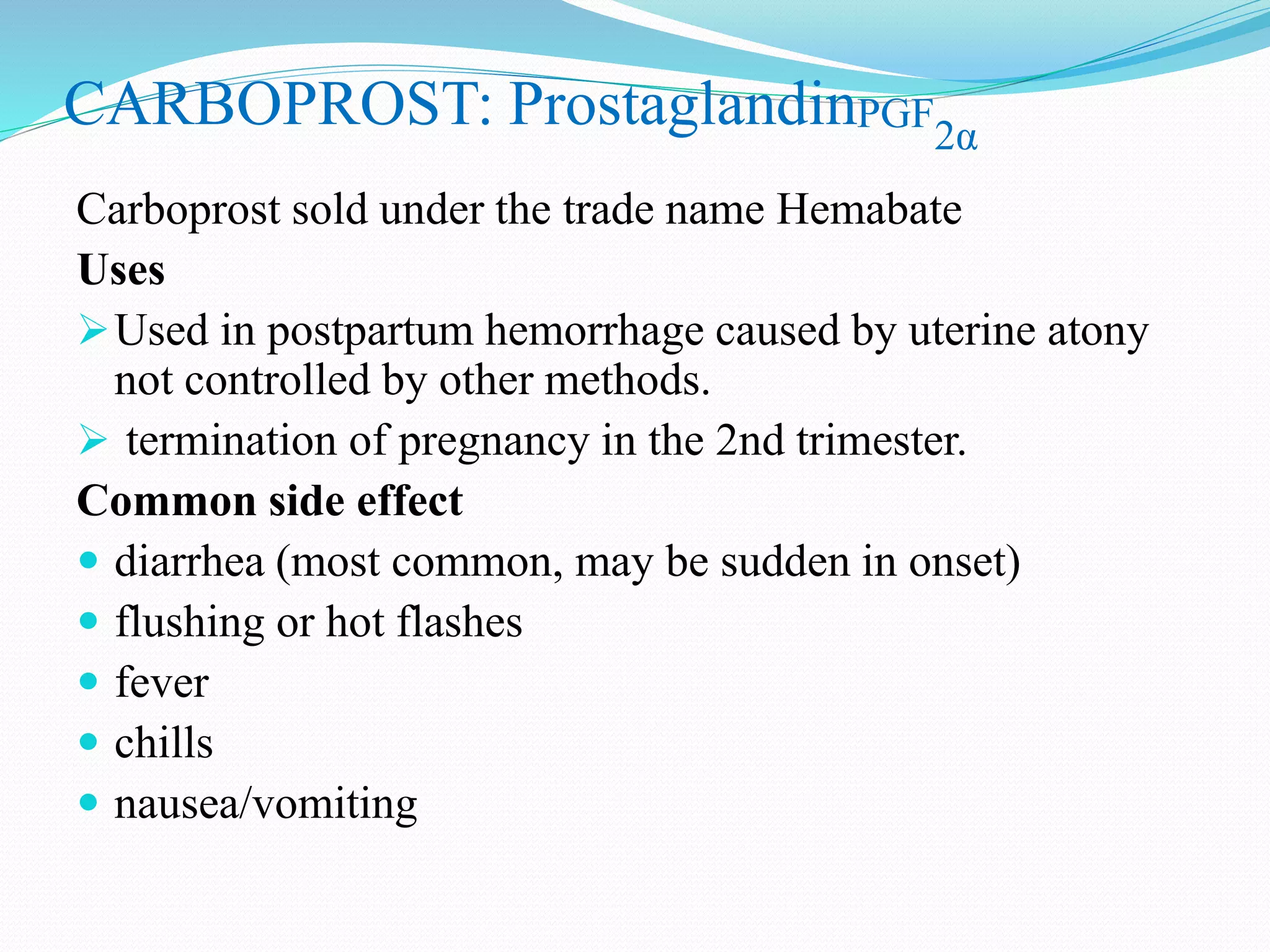 physiological role of prostaglandin | PPTX
