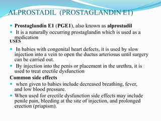 physiological role of prostaglandin | PPTX