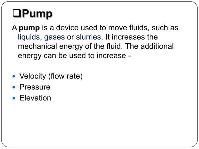 PUMPS | PPTX | Technology & Computing