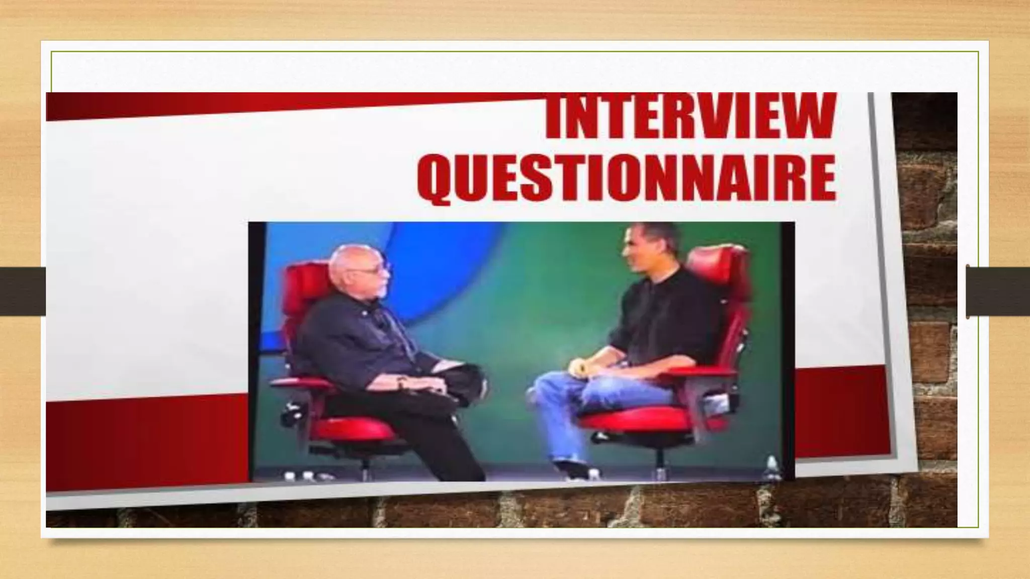 PPT on questionnaire design | PPT