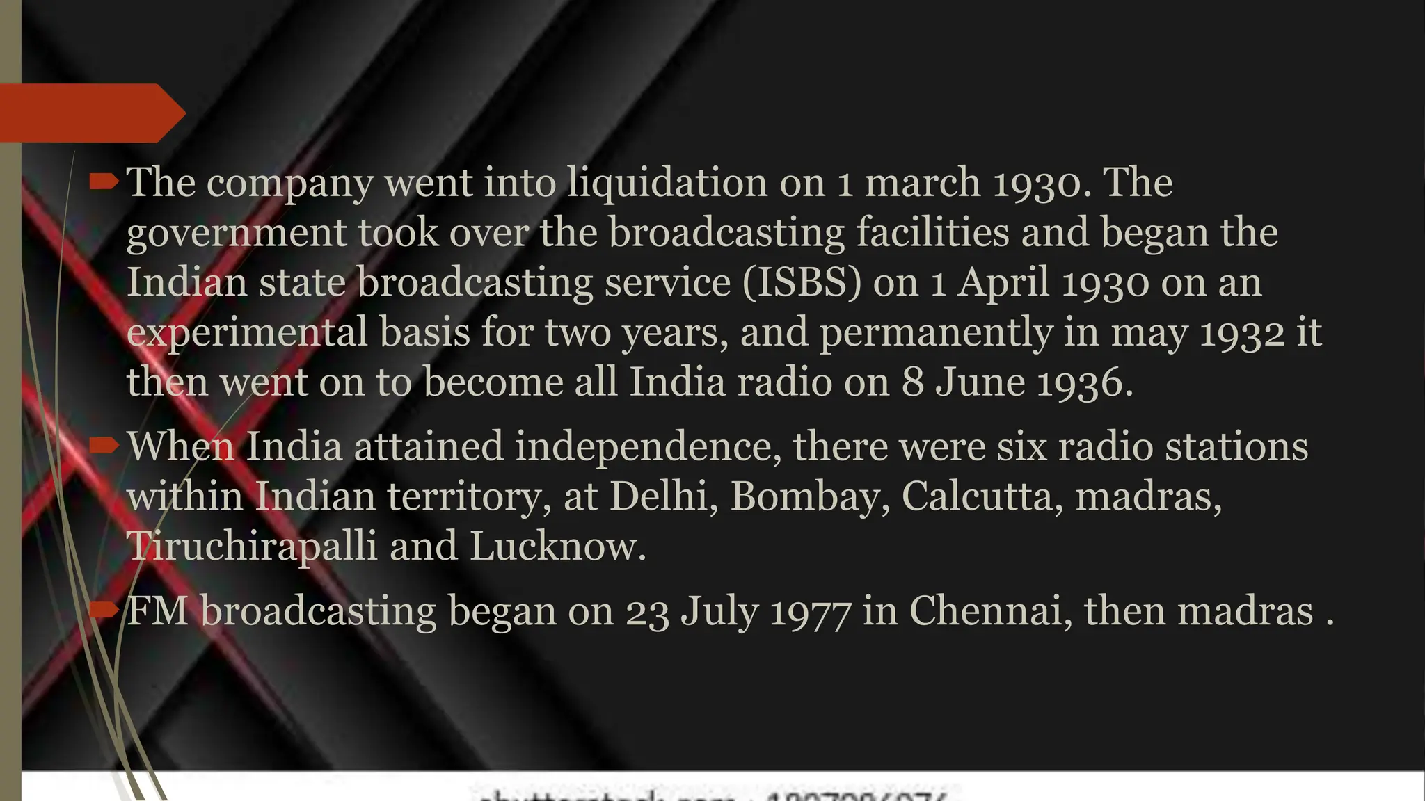 'Presentation on History of Radio In India | PPTX