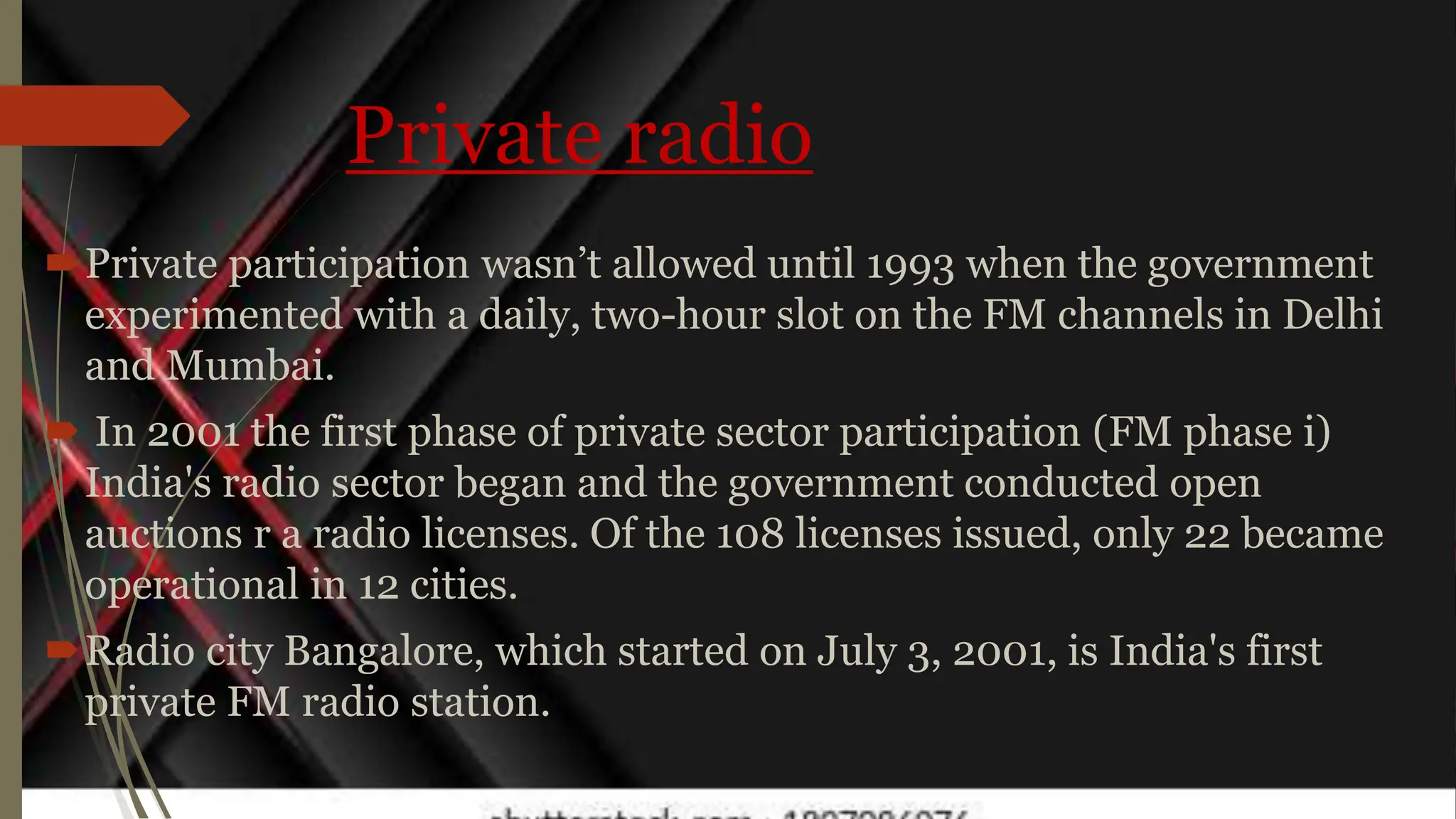 'Presentation on History of Radio In India | PPTX