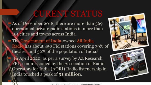 'Presentation on History of Radio In India | PPTX