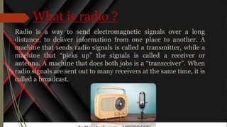 'Presentation on History of Radio In India | PPTX