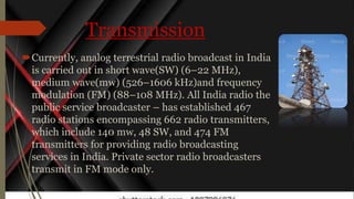 'Presentation on History of Radio In India | PPTX