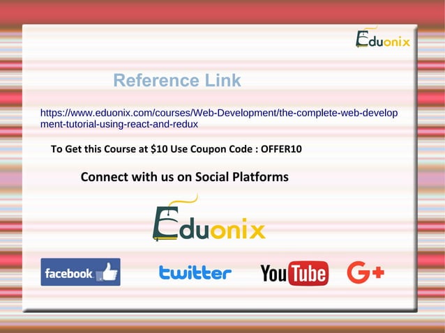 Getting Started With React And Redux Ppt