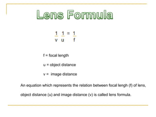 PPT on refraction and lenses by pg | PPT