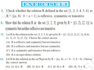 PPT on relation and functions(CLASS XII CBSE COURSE) | PPTX
