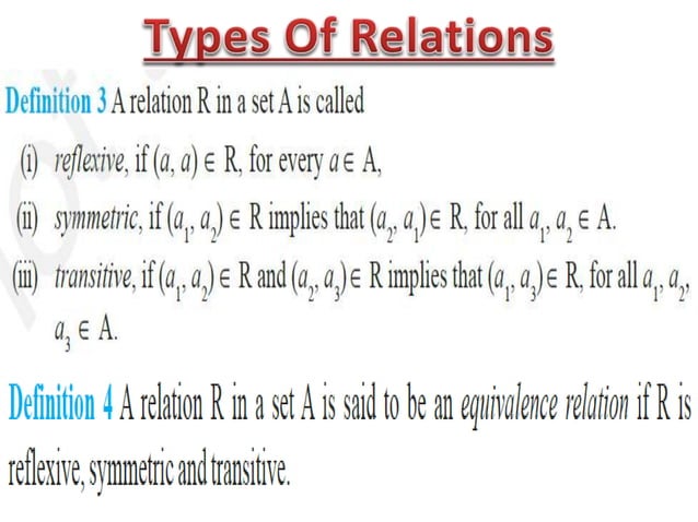 PPT on relation and functions(CLASS XII CBSE COURSE) | PPTX