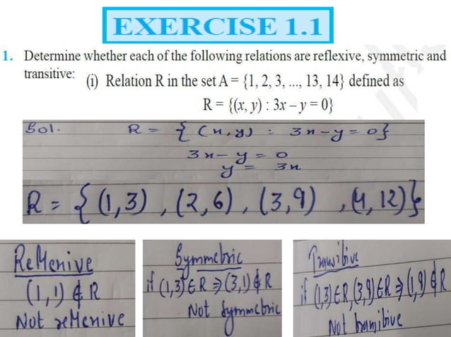 PPT on relation and functions(CLASS XII CBSE COURSE) | PPTX