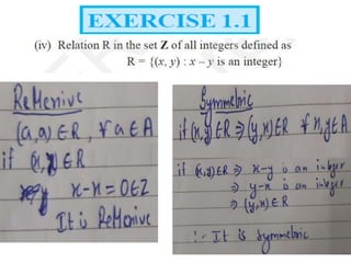 PPT on relation and functions(CLASS XII CBSE COURSE) | PPTX