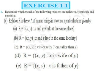 PPT on relation and functions(CLASS XII CBSE COURSE) | PPTX