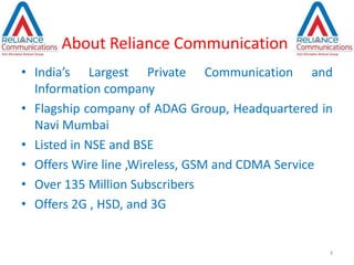 PPT on Reliance | PPTX