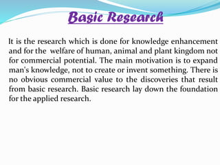Ppt on research | PPTX