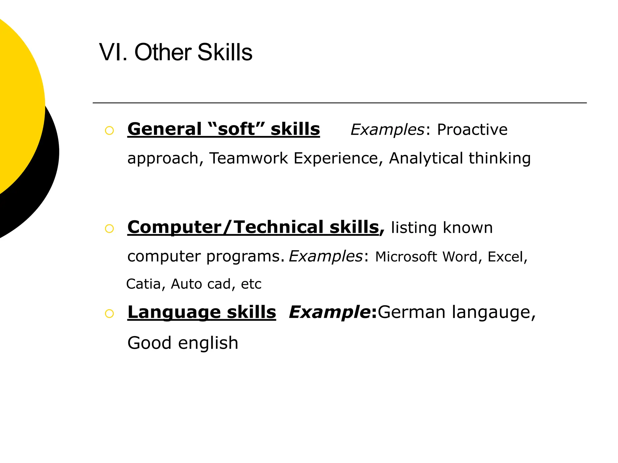 PPT on resumes writing tips -UG students | PPT