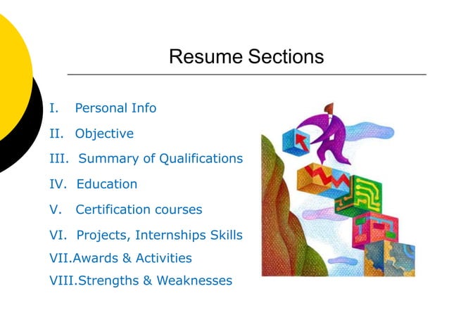 PPT on resumes writing tips -UG students | PPT