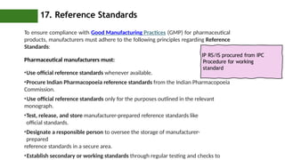 Revised Schedule M GMP check-list for Pharma | PPTX