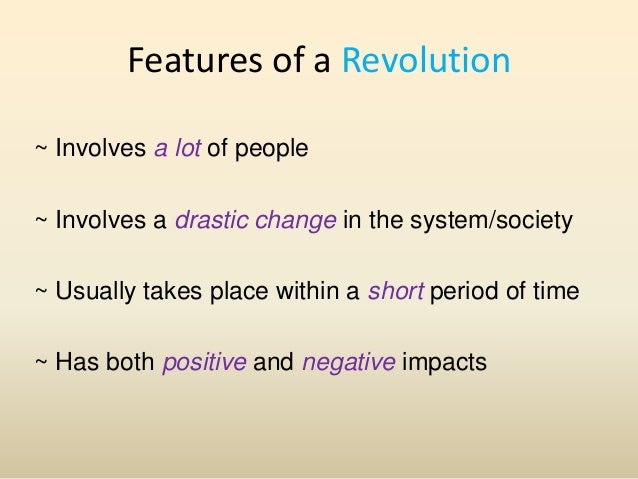 Revolution Meaning