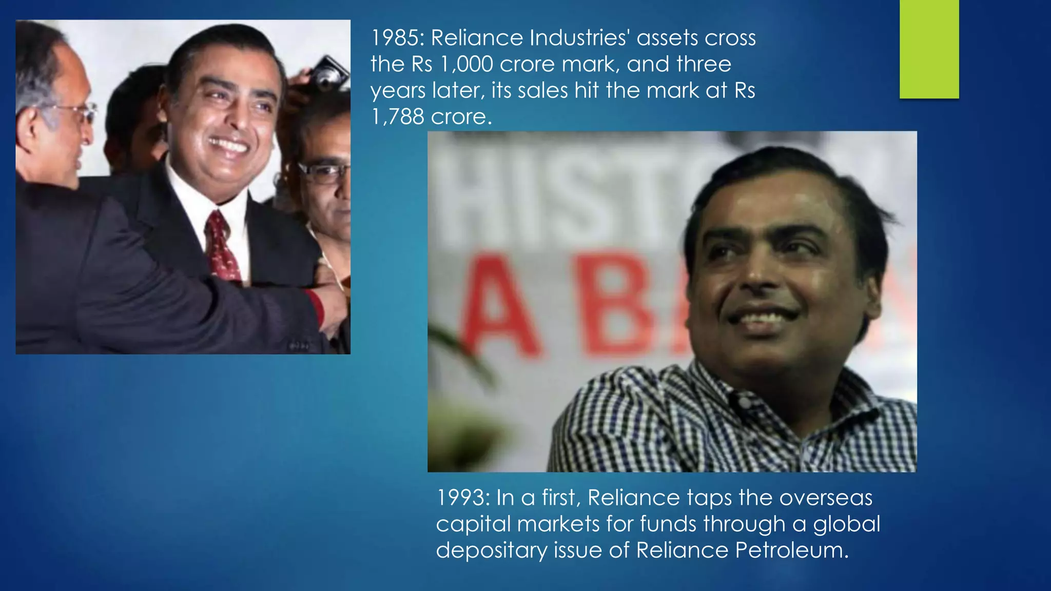 Power Point Presentation on reliance industries | PPTX