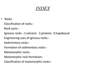 Ppt on rocks | PPTX