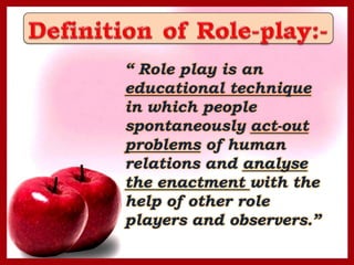 Role playing | PPTX