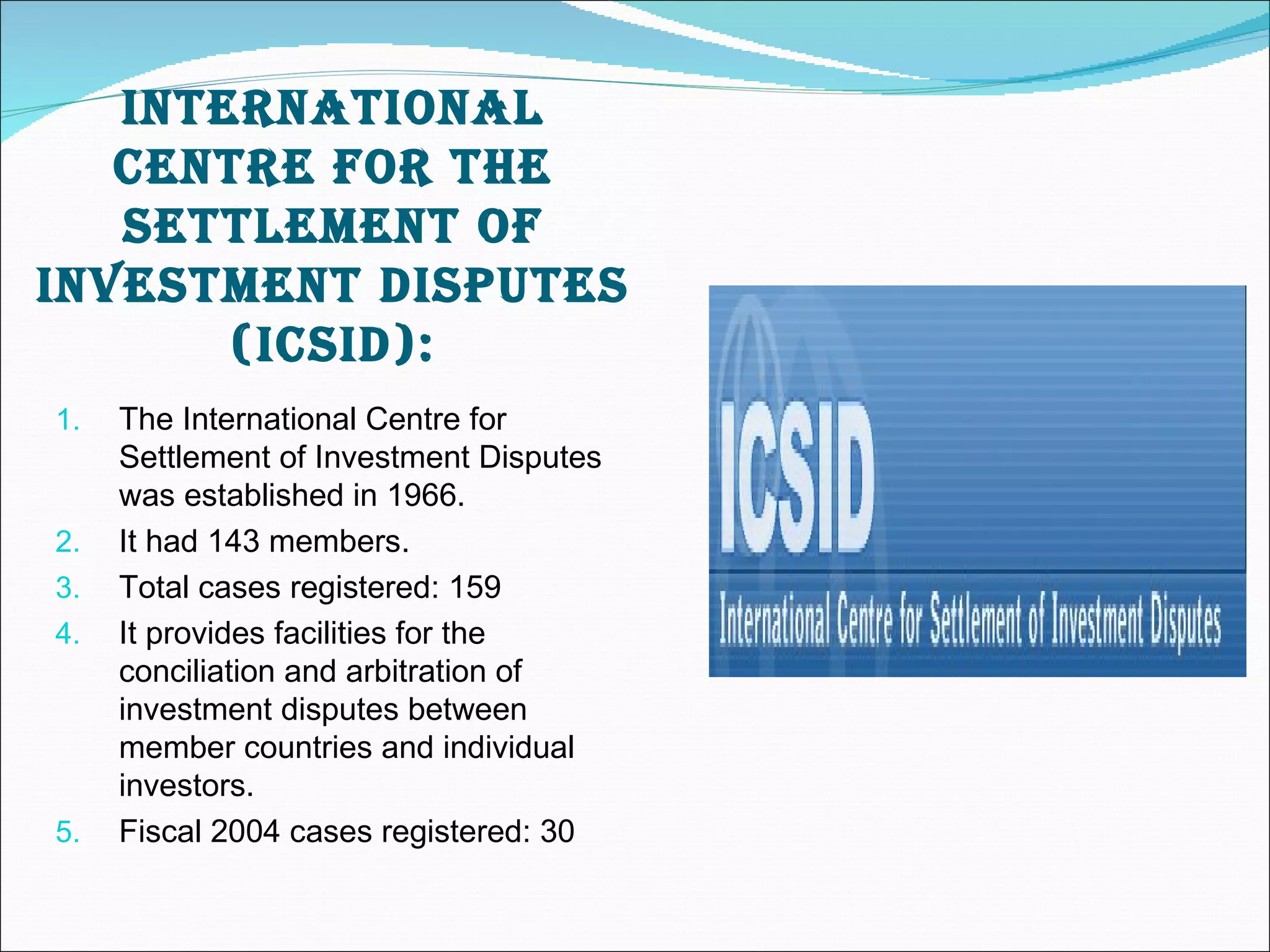 Ppt on role of international financial institutions | PPT
