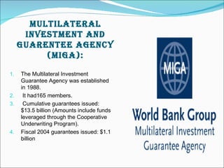 Ppt on role of international financial institutions | PPT