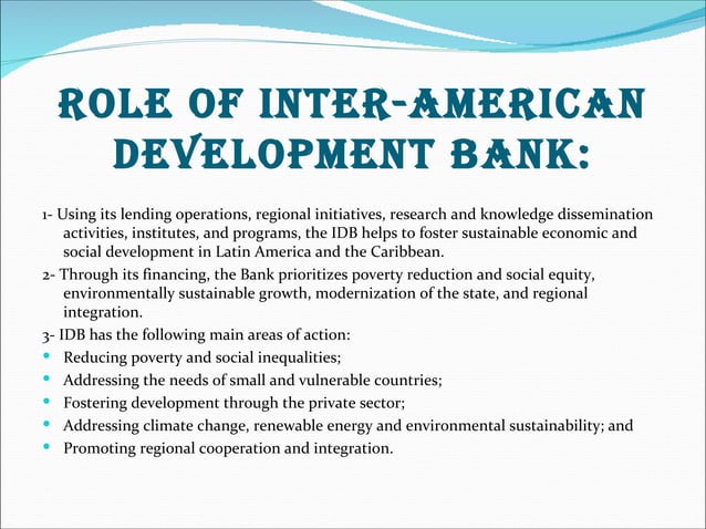 Ppt on role of international financial institutions | PPT