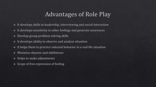 ppt on role play.pptx m.sc nursing role play ppt | PPT