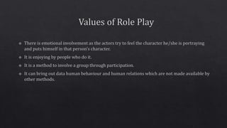 ppt on role play.pptx m.sc nursing role play ppt | PPT