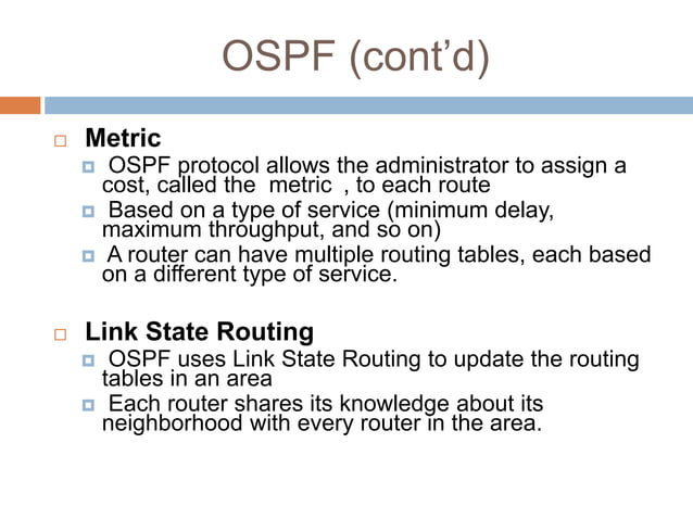 Dynamic routing protocols (CCNA) | PPTX