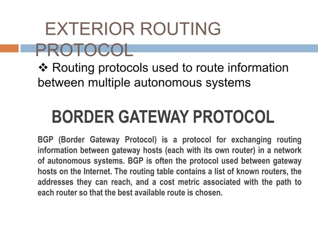 Dynamic routing protocols (CCNA) | PPTX