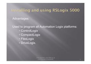 Ppt on rs logix 5000 | PDF