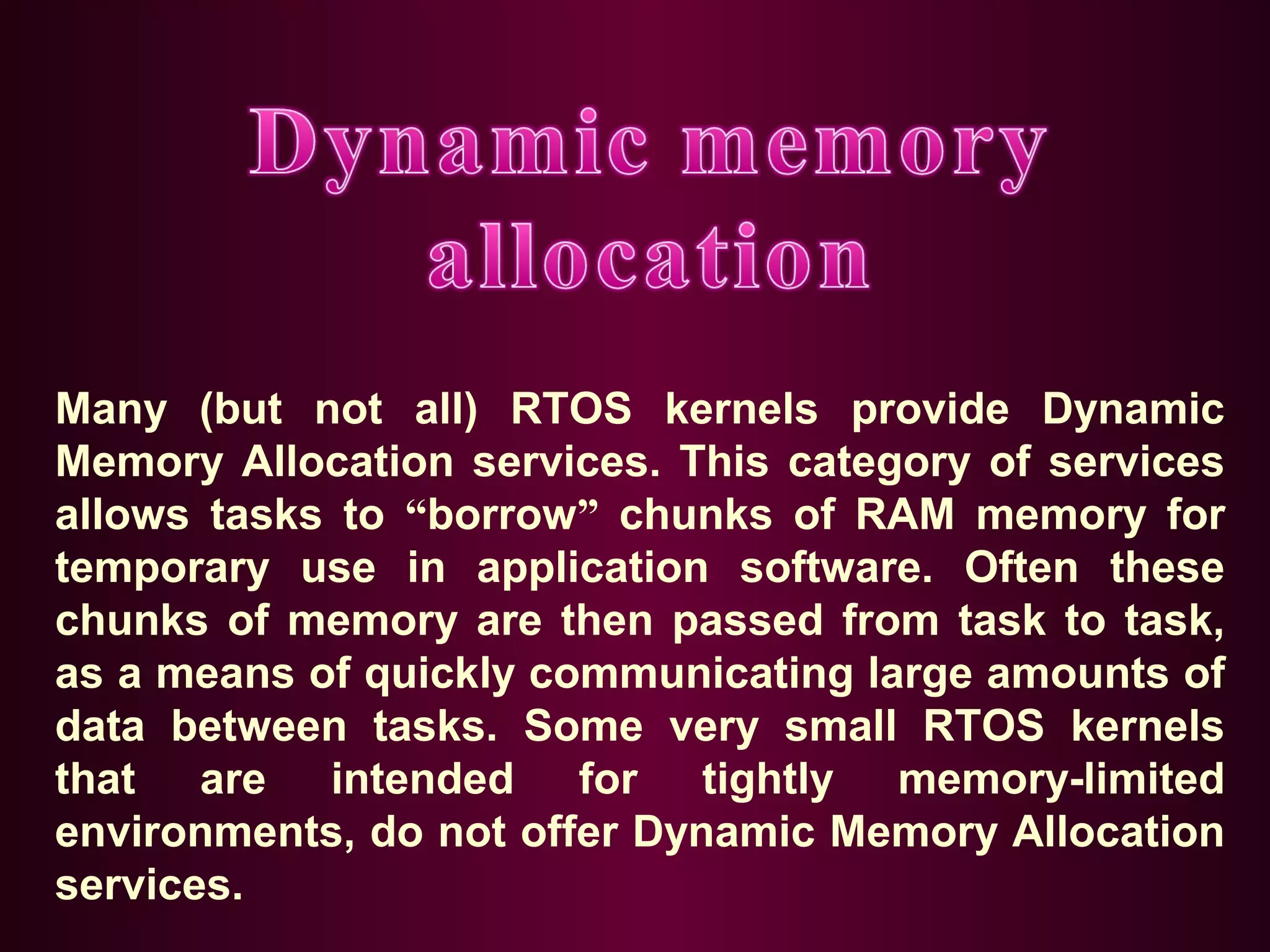 Presentation On Real Time Operating Systemrtoss Ppt