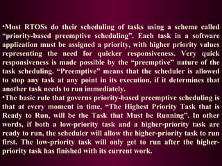 presentation on real time operating system(RTOS's) | PPT