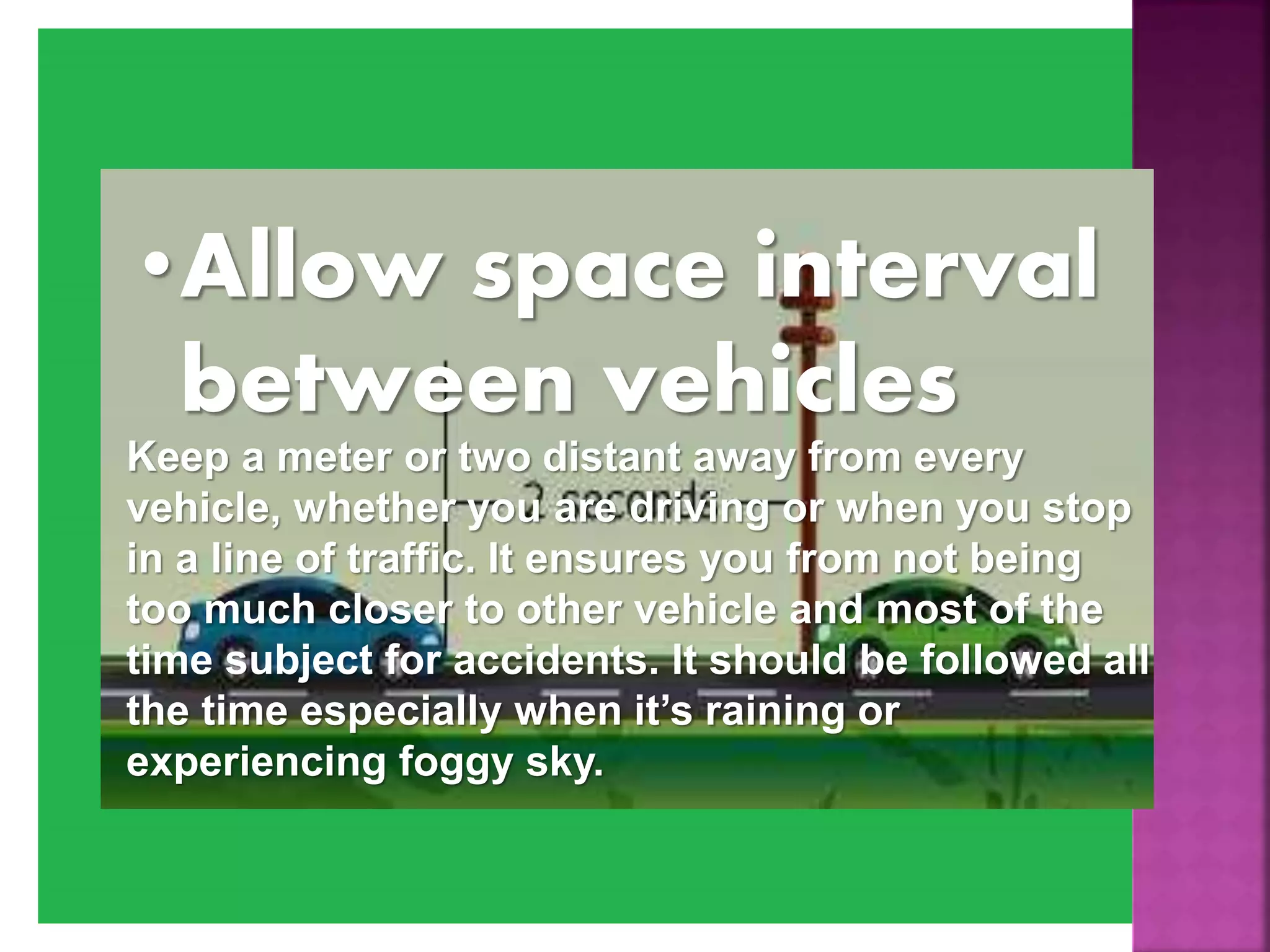 Ppt on safety rules for driving | PPT