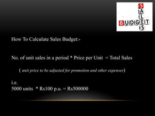 PPt on Sales Budget with Industry Examples.pptx