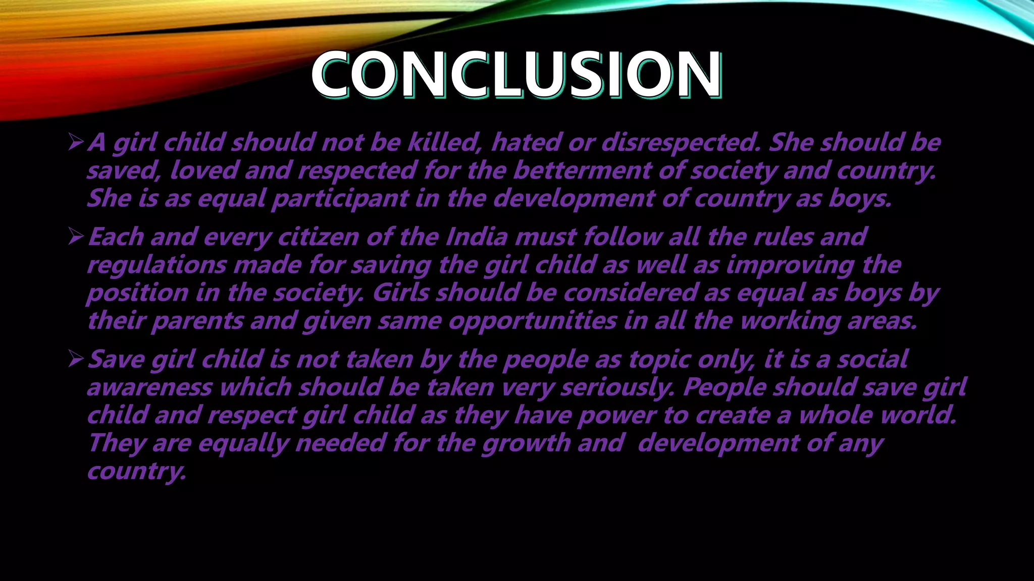 PPT ON SAVE GIRL CHILD.pptx