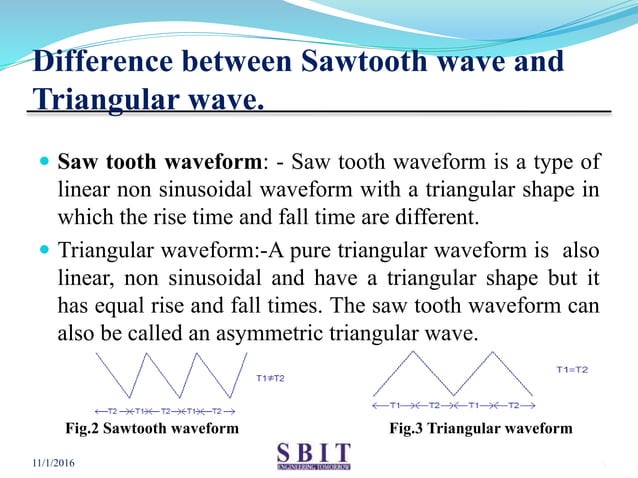 Ppt on sawtooth wave form generator | PPTX | Digital Audio | Computer ...