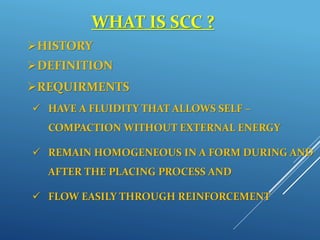 Ppt on scc | PPTX