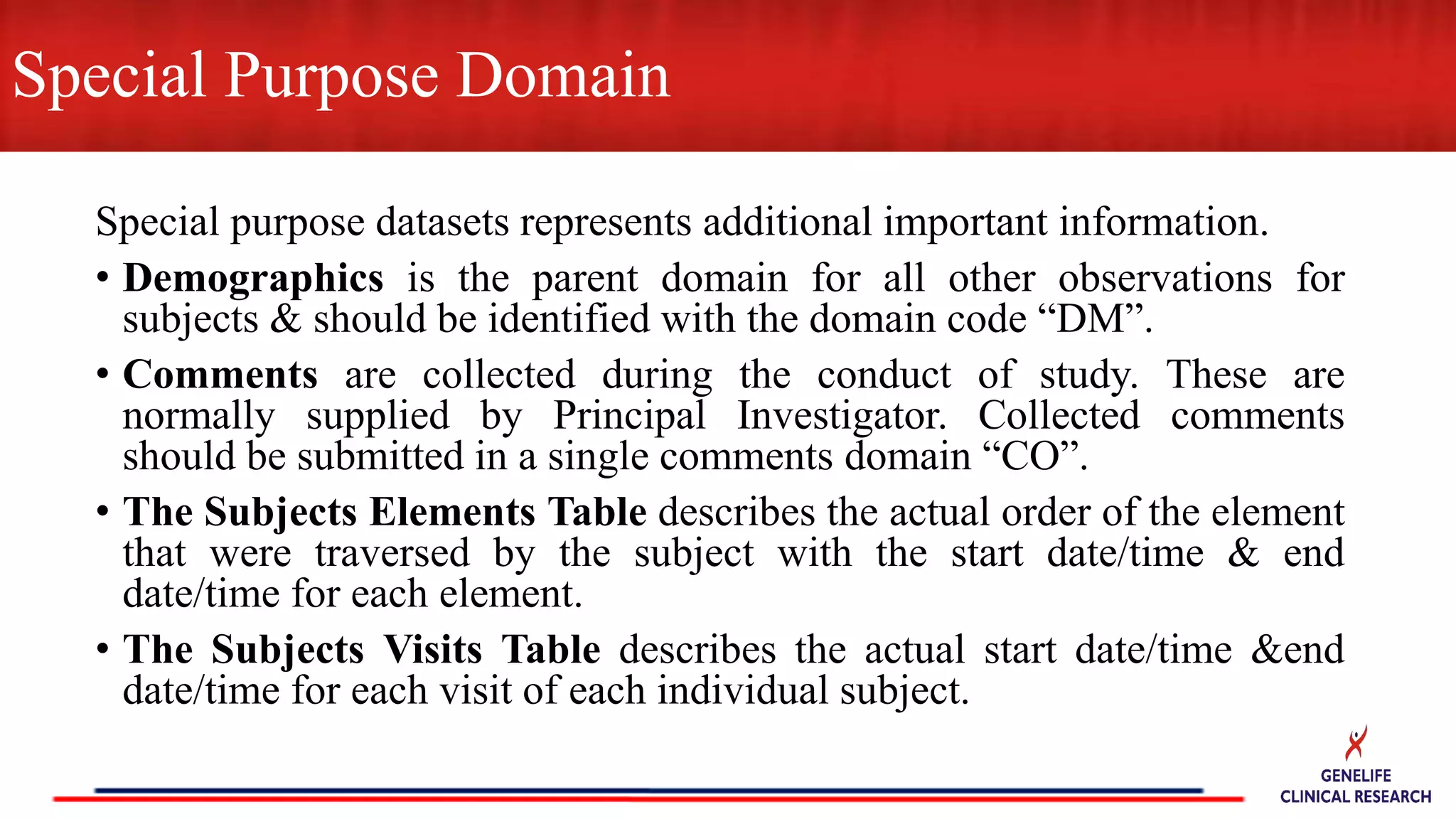 Presentation on CDISC- SDTM guidelines. | PPTX