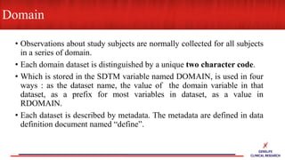 Presentation on CDISC- SDTM guidelines. | PPTX
