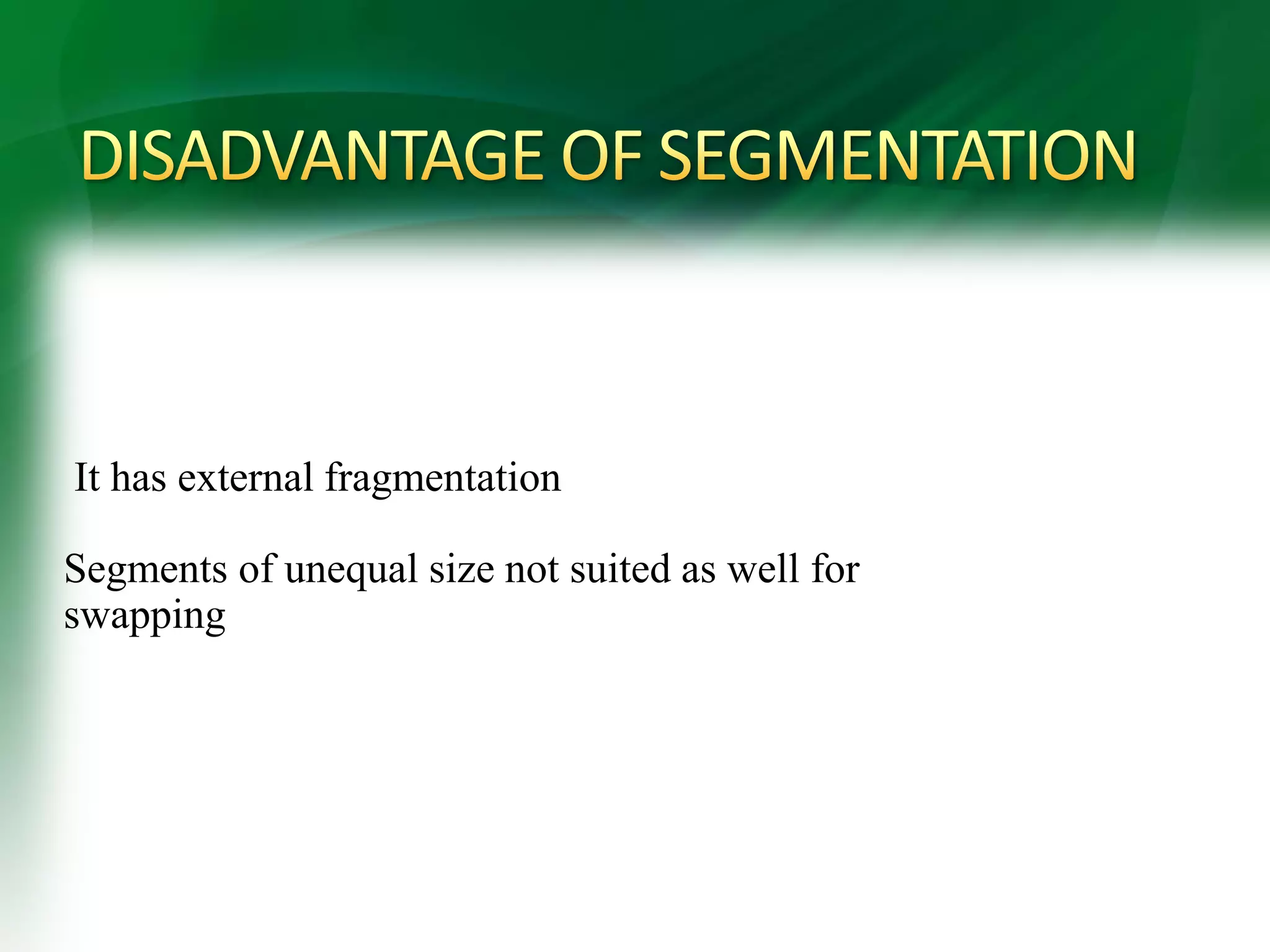 ppt on Segmentation in operationg system | PPTX