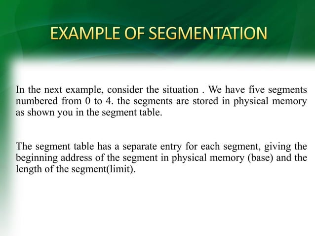 Ppt On Segmentation In Operationg System Pptx Computing Technology And Computing